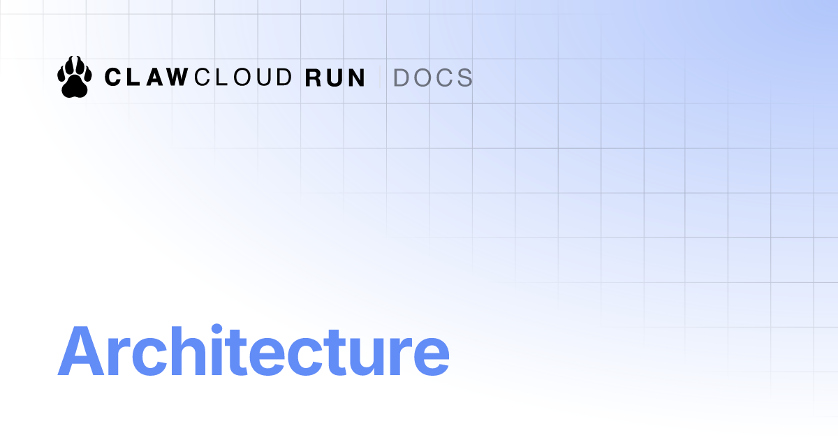 Architecture | ClawCloud Run Documents